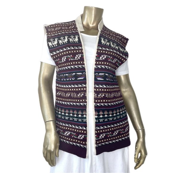 Vintage | Jackets & Coats | Vintage Ethnic Peruvian Artisan Multiprint ...